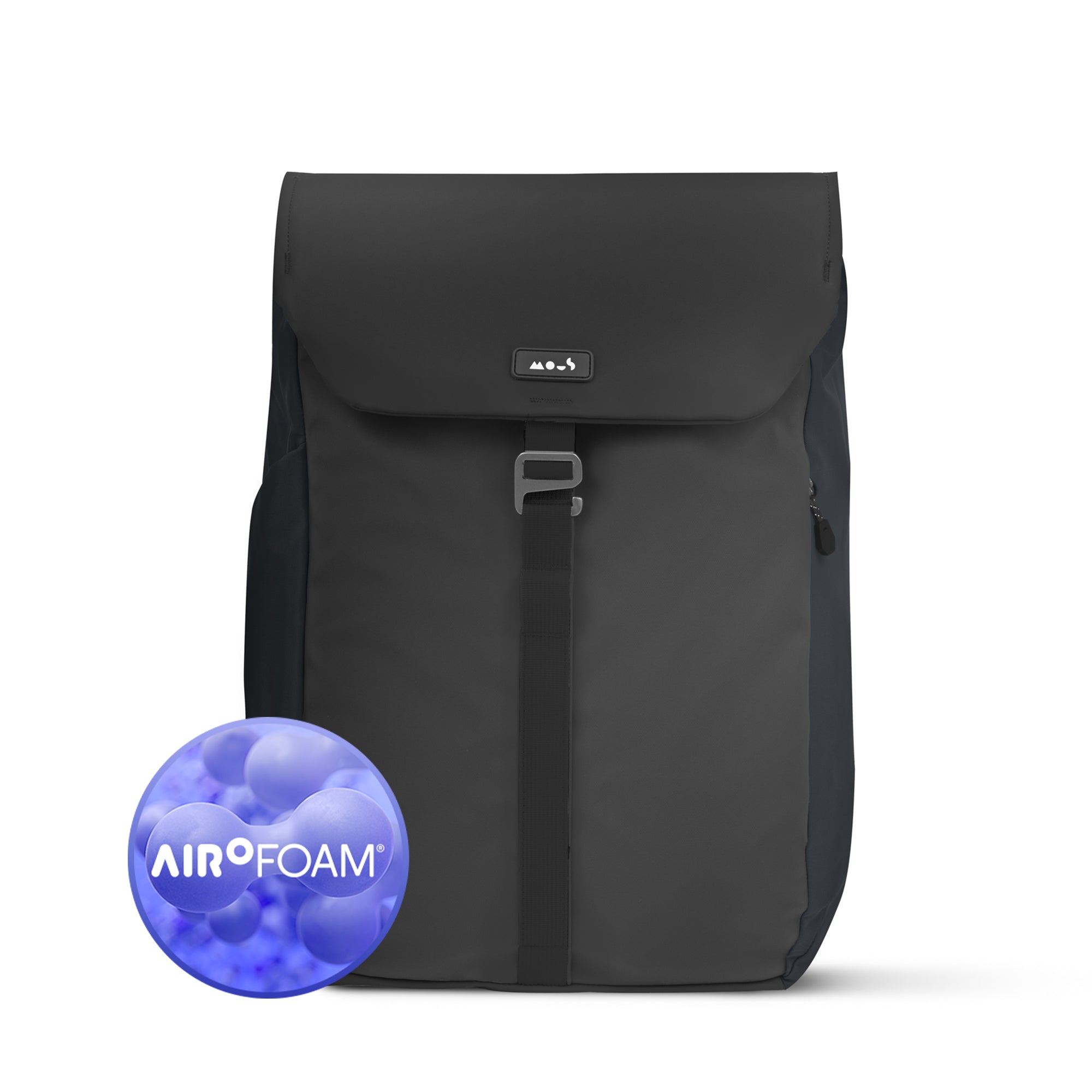 Mous | Flap Backpack with AiroFoam® - Midnight