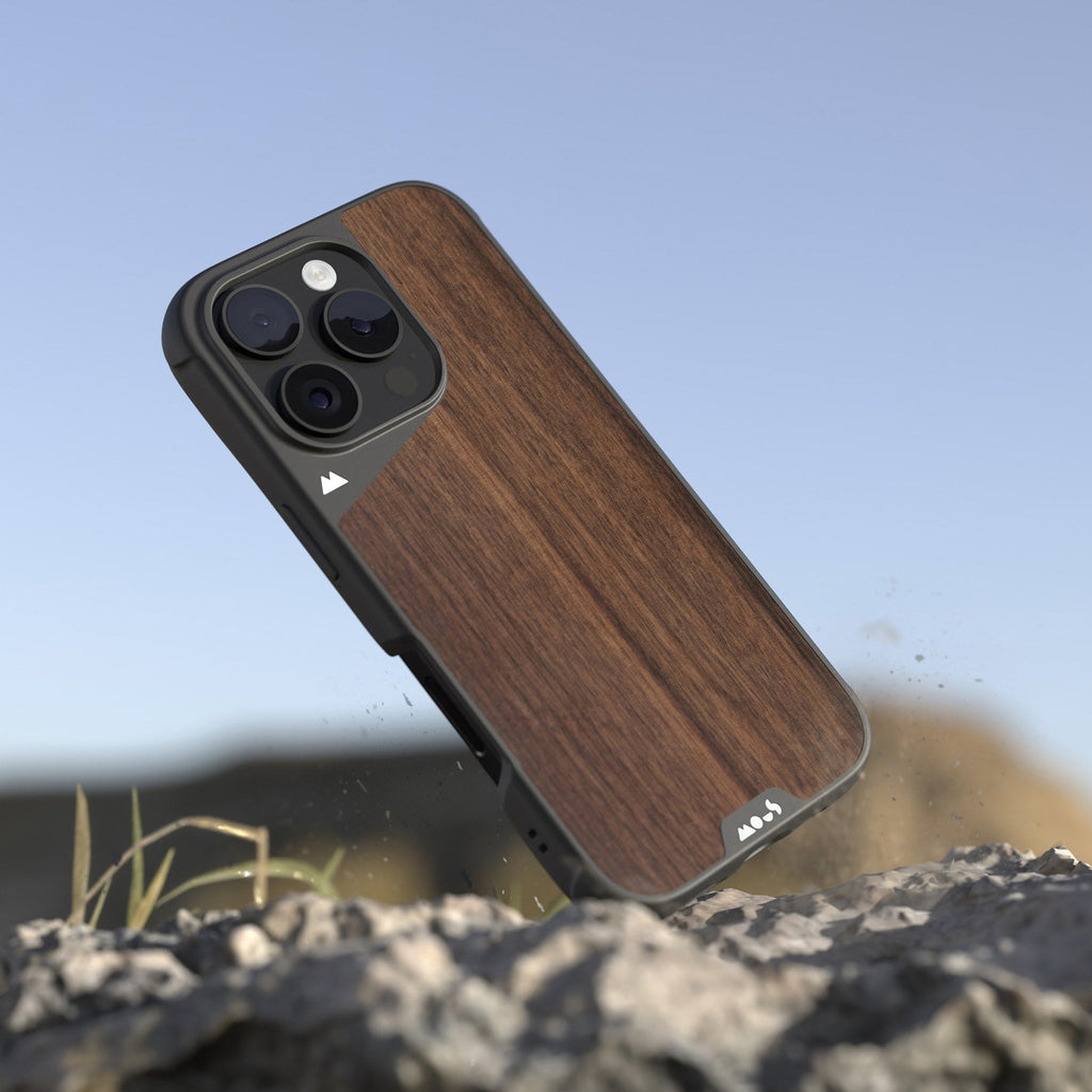 Mous | MagSafe® Compatible Walnut Phone Case - Limitless 6.0