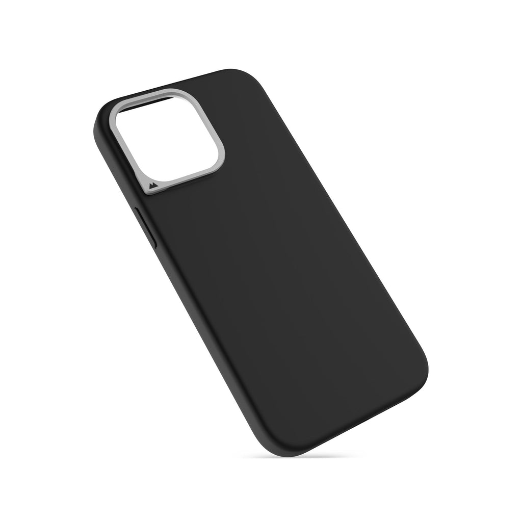 Mous | MagSafe® Compatible Black Silicone Phone Case - Minimalist